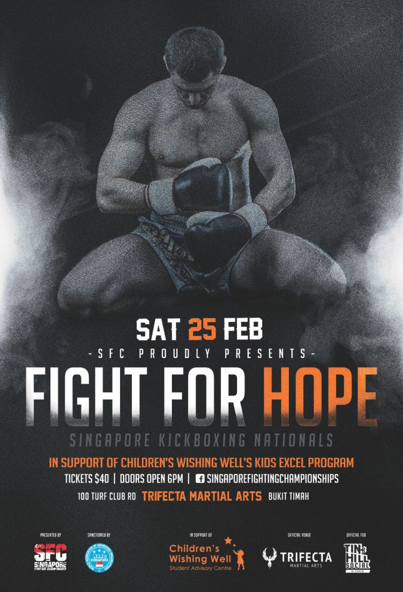 Preview: Fight For Hope – Singapore Kickboxing Nationals – Bakchormeeboy