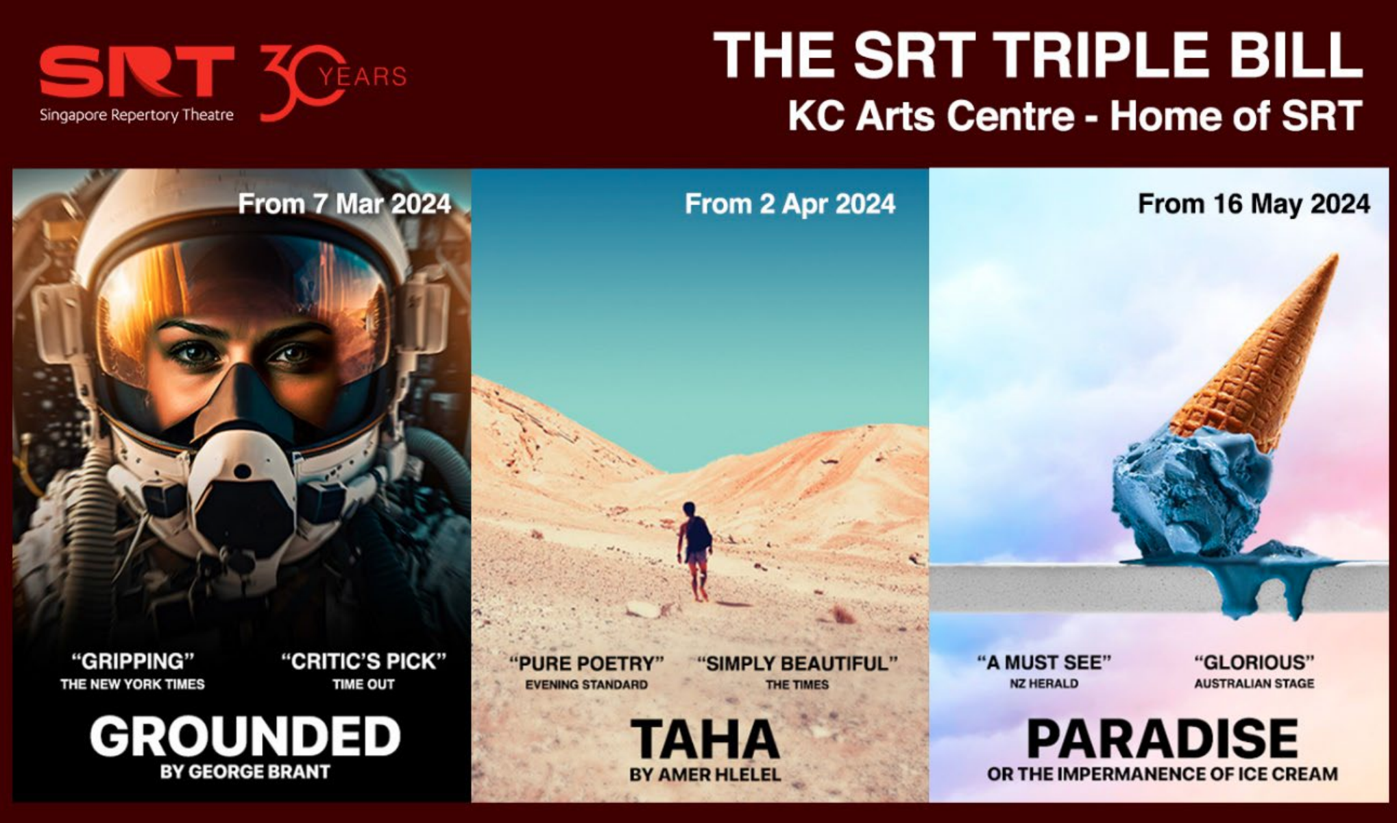 Singapore Repertory Theatre announces three critically-acclaimed one ...